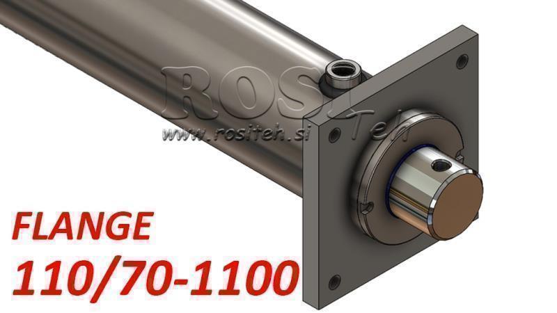 HYDRAULICKÝ VALEC PRE ŠTIEPAČKU NA DREVO S MONTÁŽNOU DOSKOU 110/70-1100 ...